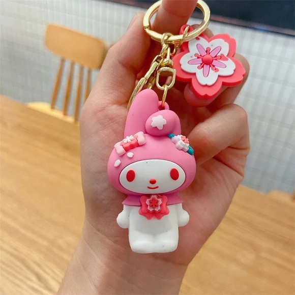 Hello Kitty | Accessories | My Melody Lanyard Keychain Pink Hibiscus ...